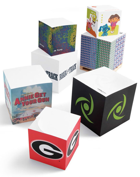 Personalized Sticky Note Cubes